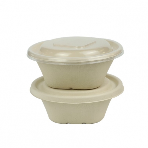 CH750 7 Inch Round Biodegradable Compostable Disposable Pulp Bowl ...