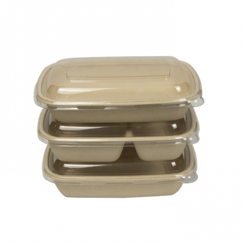 CR750 Compostable Bagasse Pulp Rectangular Food Container,Bagasse Pulp Containers